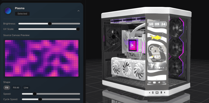 RGB PC Simulator with SignalRGB Effects | BuildCores